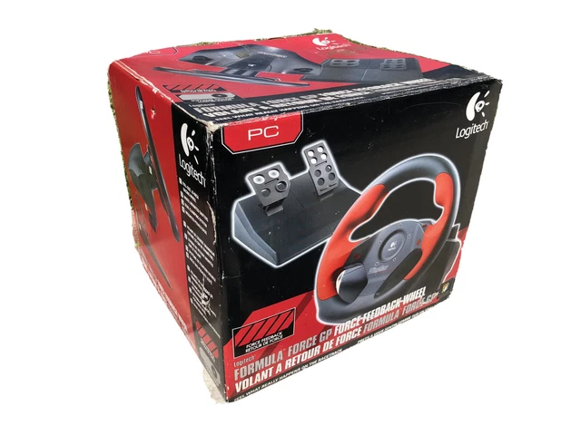 LOGITECH WINGMAN FORMULA Force GP Force Feedback Steering Wheel ...