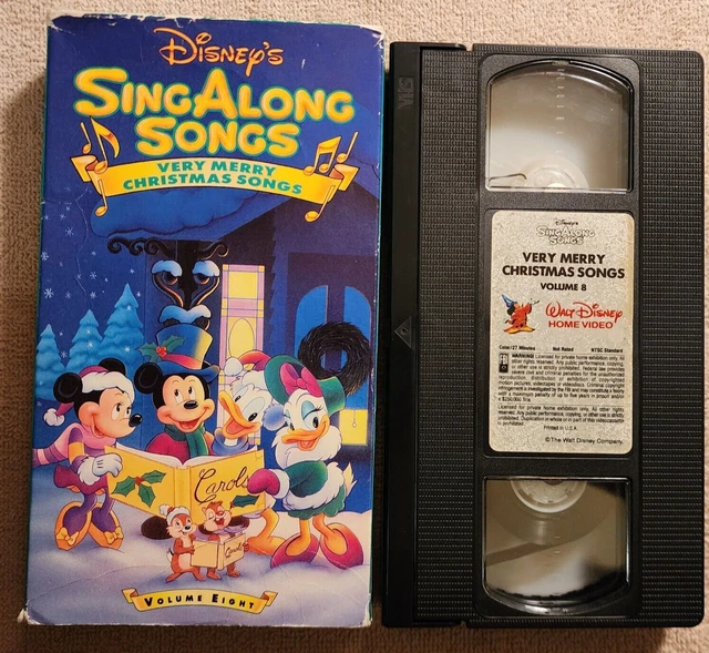 VERY MERRY CHRISTMAS Sing Along Songs VHS Video Tape 1991 Volume 8 VGC ...