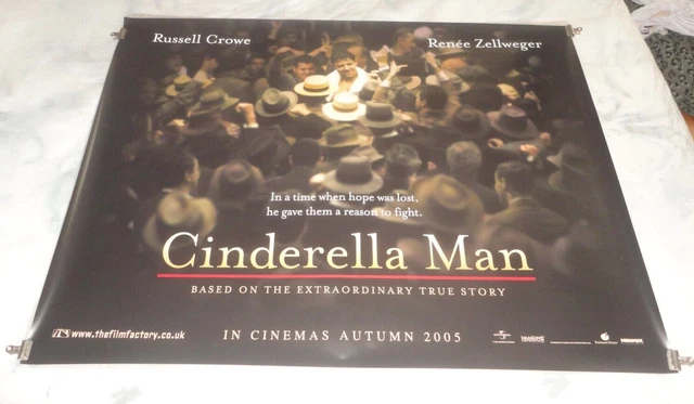 CINDERELLA MAN ORIGINAL UK Quad Movie Cinema Poster 2005 £19.99 ...