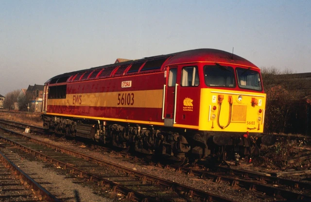 MM 91 COLOUR Railway Slide Class 56 103 At Rotherham Steel 1999 £2.99 ...