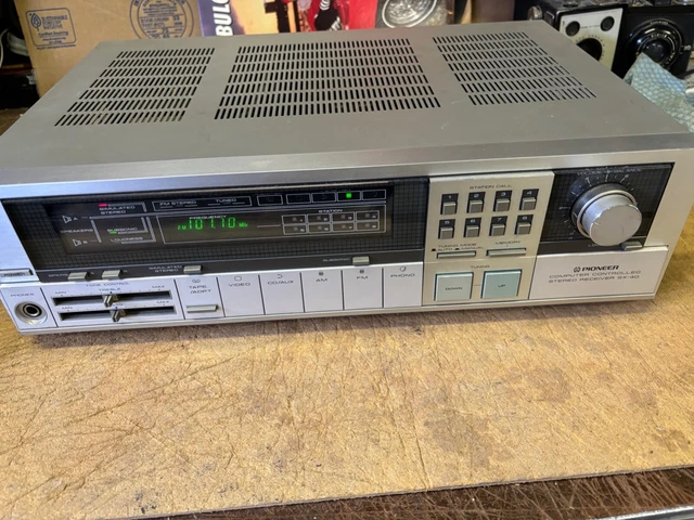 PIONEER SX-40 COMPUTER Controlled Stereo Receiver £47.15 - PicClick UK
