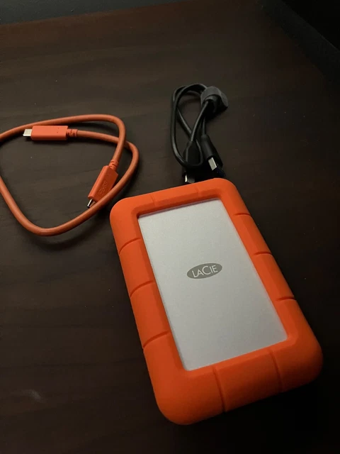 LACIE 2TB RUGGED USB C Portable Hard Drive $99.00 - PicClick AU