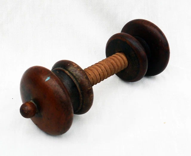 UNUSUAL PAIR ANTIQUE Victorian Wooden Push Pull Door Knobs Handles £22.50 - PicClick UK