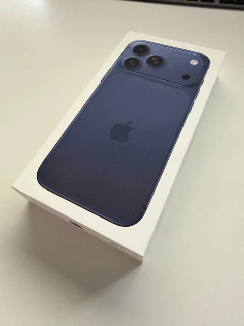 APPLE IPHONE 17 Pro Max BOX ONLY Deep Blue 256 GB Box & Paper Only $9. ...
