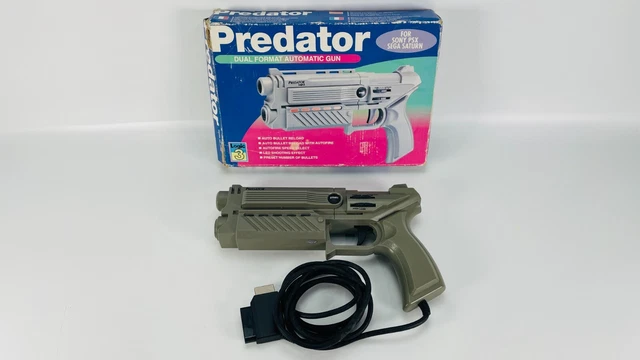 LOGIC 3 PREDATOR Light Gun Blaster - Sony PlayStation PS1 / Sega Saturn ...