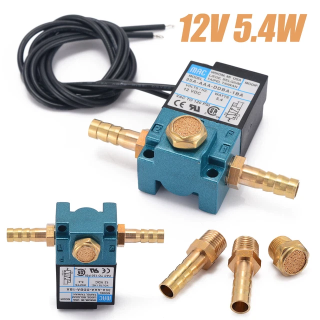 3 PORT ELECTRONIC Turbo Boost Control MAC ECU Solenoid Valve DC12V 5 ...