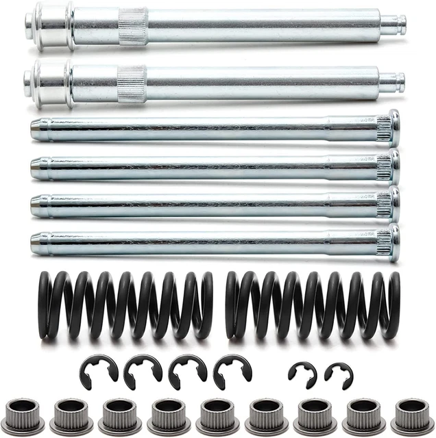 DOOR HINGE ROLLER Pin+Bushing Repair Spring Replacement Front Upper for ...