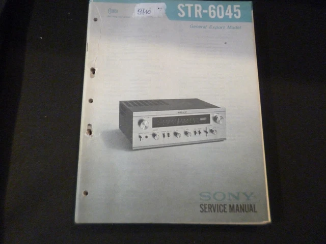 ORIGINAL SERVICE MANUAL Schaltplan Sony STR-D865 D965 EUR 12,50 ...