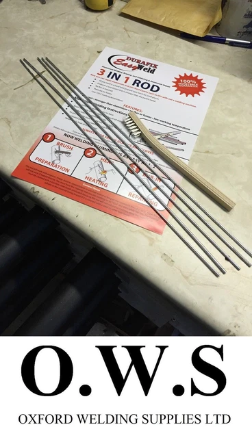 DURAFIX EASYWELD KIT de 5 tiges à souder, brasage et souder en ...