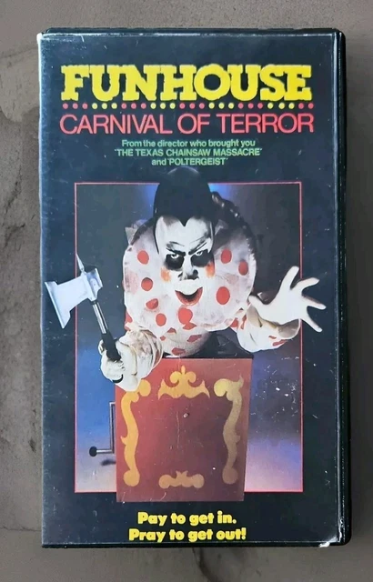 FUNHOUSE - Vhs RARE DPP Listed PRE-CERT EX RENTAL CIC Video £31.92 ...