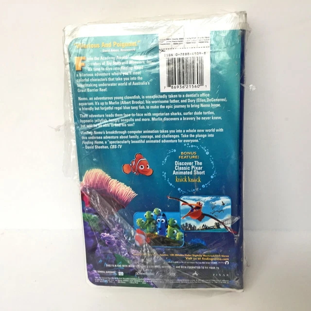 FINDING NEMO (VHS, 2003) Clam Shell Edition £15.50 - PicClick UK