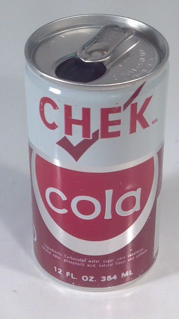 VINTAGE CHEK COLA Soda Pop Can 12oz Aluminum Orlando FL Deep South £2. ...