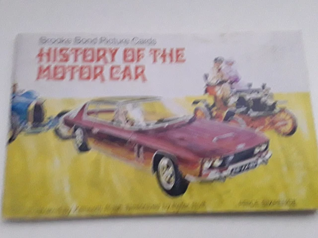 HISTORY OF MOTOR Car Brooke Bond Picture Cards Complete Album 1968, 50 ...