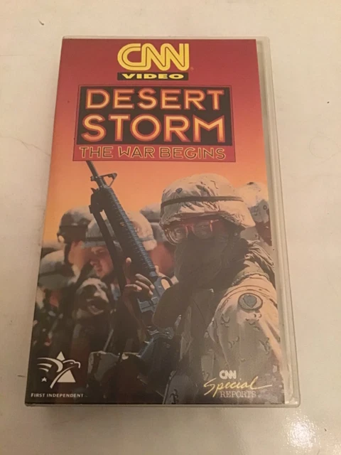 DESERT STORM THE War Begins - CNN Video - PAL VHS Video £6.85 - PicClick UK