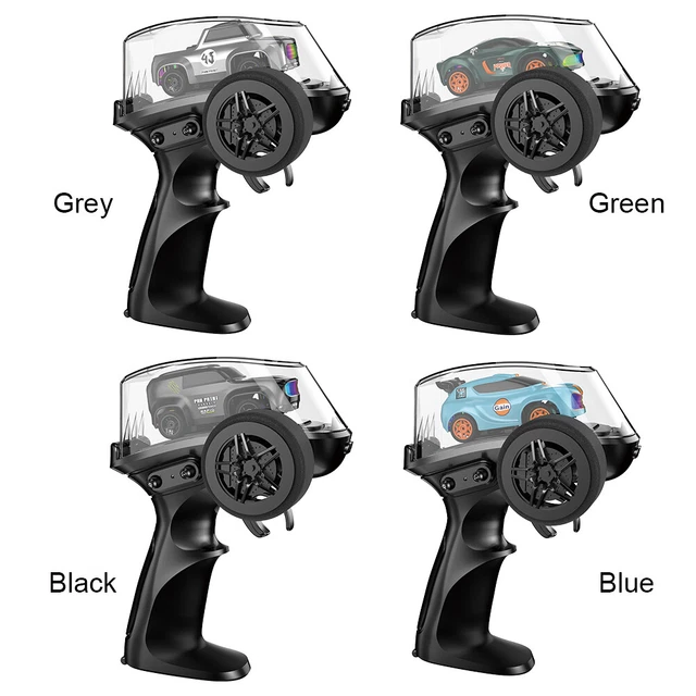 1/64 SCALE RC Drift Car 2.4GHz 4WD Drift RC Car with LED Lights Gifts ...