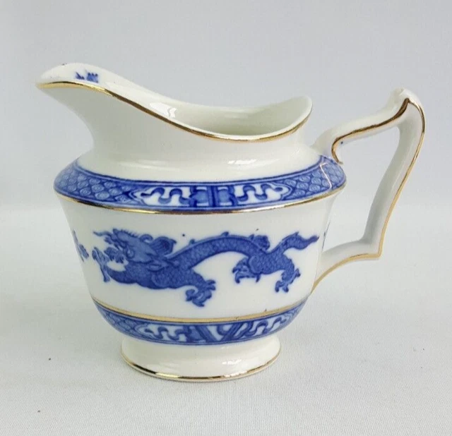 GEORGE JONES CRESCENT China - Blue Dragon Milk Jug - Vintage 1930s £11. ...