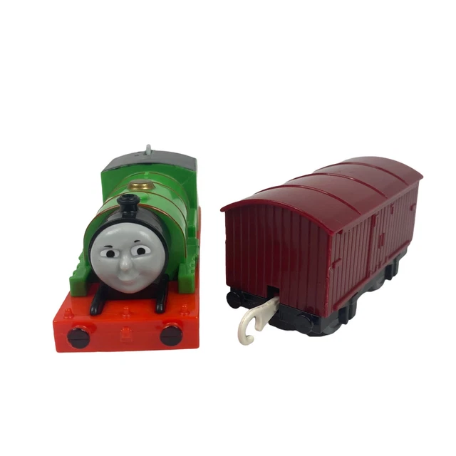 THOMAS & FRIENDS Trackmaster Percy with Red Cargo Car Lot Mattel 2013 ...