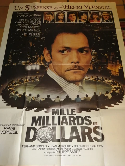 ANCIENNE AFFICHE CINÉMA Mille Milliards de Dollars 120/160 EUR 25,00 - PicClick FR