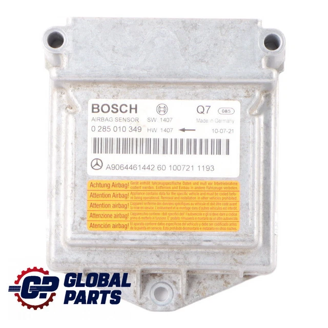 MERCEDES-BENZ SPRINTER W906 ECU Control Unit Sensor Module Airbag ...