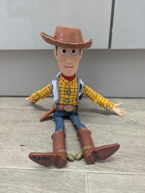 DISNEY STORE TOY Story Pull String Woody Interactive Talking Action Figure Doll £14.99 - PicClick UK