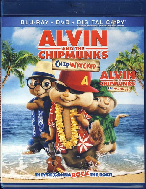 ALVIN AND THE Chipmunks 3: Chipwrecked (Blu-ray+DVD)(Bilingual)(blu-ray) £14.66 - PicClick UK