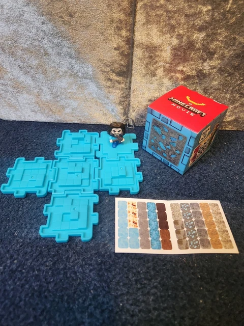 MCDONALDS HAPPY MEAL Toy 2025 Minecraft Movie Toy Diamond Block Steve £ ...