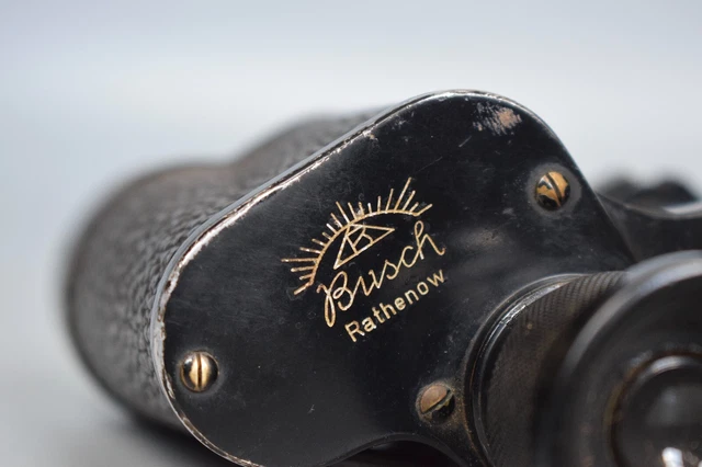 EARLY WWII WW2 Original German 6x30 Dienstglas Brass Binoculars Busch ...