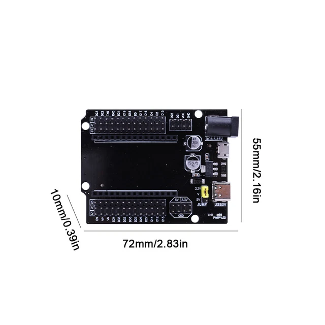Esp32 Esp32 30p Power Board 24 Ghz Esp32 30p Power Module Low Power Consumption 1279 
