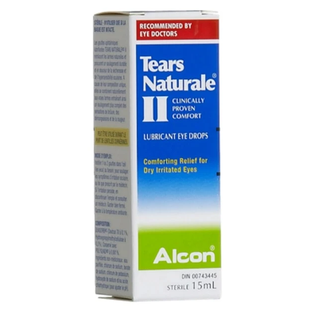 ALCON TEARS NATURALE II Polyquad Lubricant Eye Drops 15ml. By Alcon ...