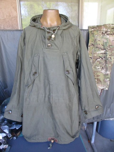 WWII M43 10TH Mountain OD Ski Parka Anorak Jacket, M1943 Field Jacket £ ...