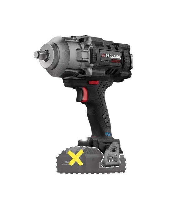 PARKSIDE PERFORMANCE® CORDLESS impact wrench 1/2″ PASSP 20-Li C4 1900NM ...