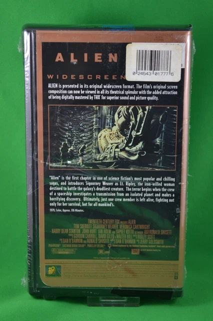 ALIEN WIDESCREEN Series Theatrical Format 1997 Clamshell VHS NEW SEALED ...