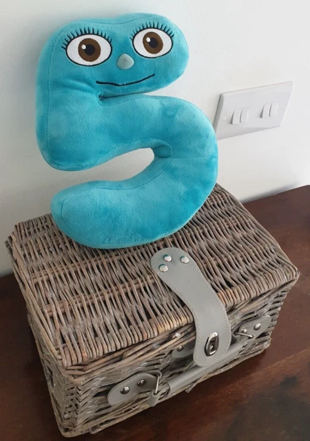 GOSH! VINTAGE LARGE CBeebies Number Jacks Numberjacks Five 5 Soft Toy ...