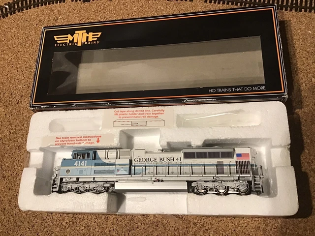 MTH HO SCALE 80-2013-0 Diesel Locomotive SD70ACe George H. Bush UP DCC ...