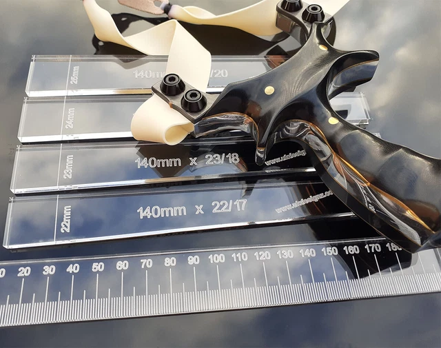 #SLINGSHOT CATAPULT FLAT band cutting template sets for hunting and ...