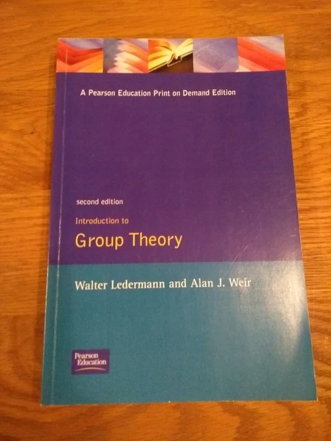 INTRODUCTION TO GROUP Theory (Longman mathematics series) by Walter ...