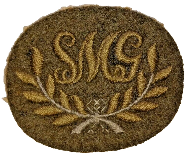 WW2 BRITISH LIGHT Machine Gun LMG Khaki Sleeve Proficiency / Trade ...