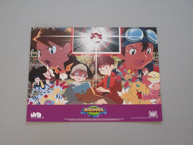 &DIGIMON, LE FILM& (The Movie) Lobby Card Dessin Anime Cartoon Manga ...