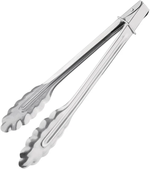 NISBETS ESSENTIALS CATERING Tongs, 240 Mm, 9-1/2 Inch Size $4.45 ...
