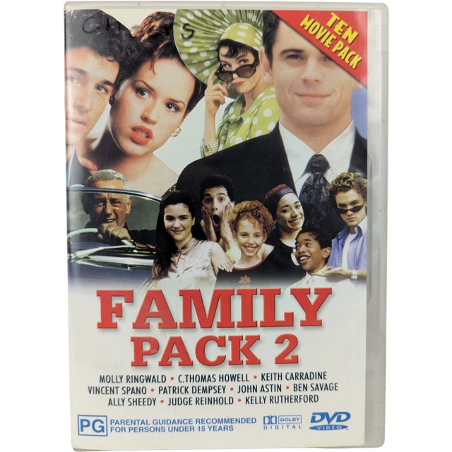 FAMILY PACK 2 Ten Movie DVD Disc Collection - Region 4 PAL $15.00 ...
