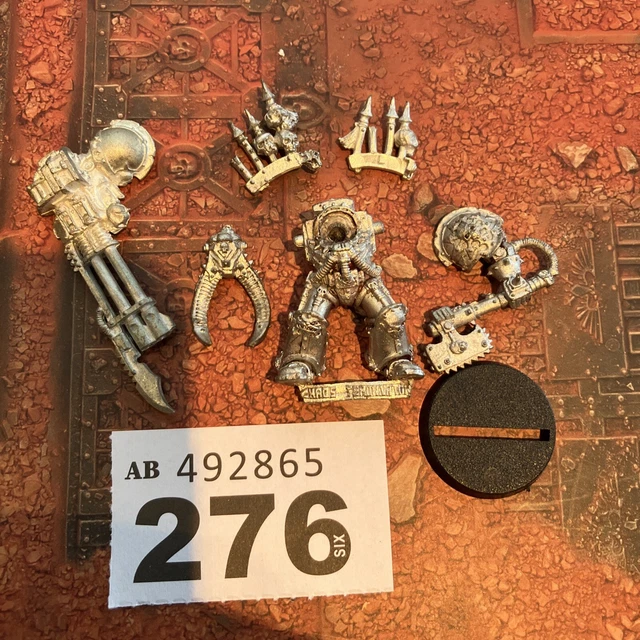 WARHAMMER 40K CHAOS SPACE MARINE TERMINATOR OOP METAL 2nd EDITION OOP ...