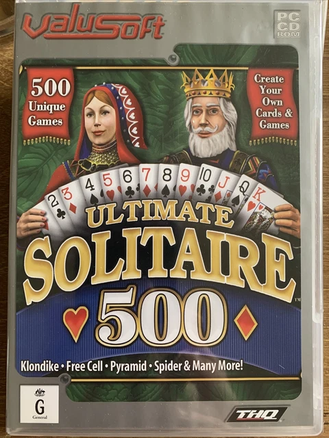 PC GAME: ULTIMATE Solitaire 500 - Largest Collection Of Solitaire Games ...