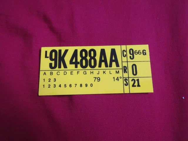 1979 FORD F100 F150 F250 F350 Bronco 460 V8 Engine Code Decal Sticker ...
