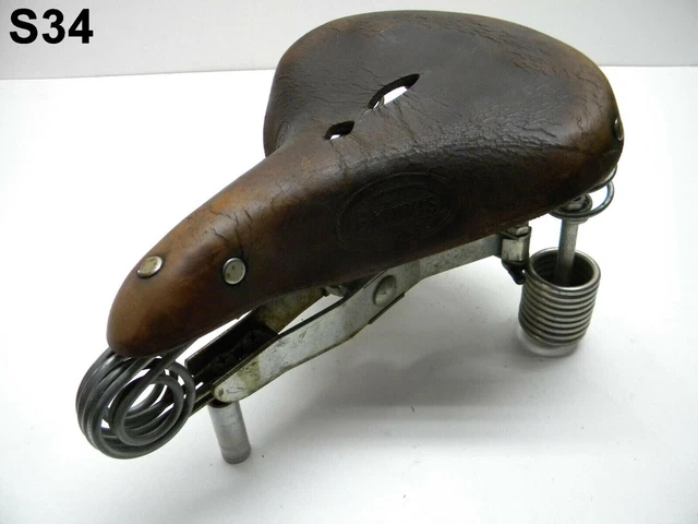 VINTAGE LEPPER PRIMUS Brown Mens Leather Saddle (S34) $62.79 - PicClick