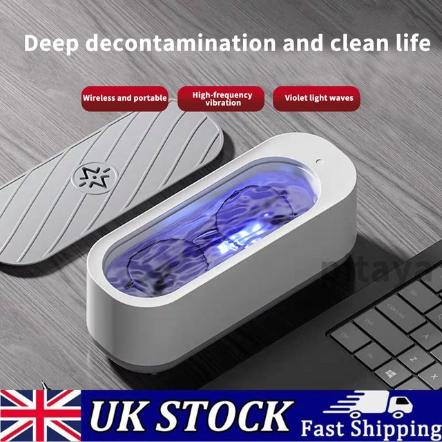 ULTRASONIC CLEANER SONIC Wave Tank Glasses Watch Jewellery Cleaning ...