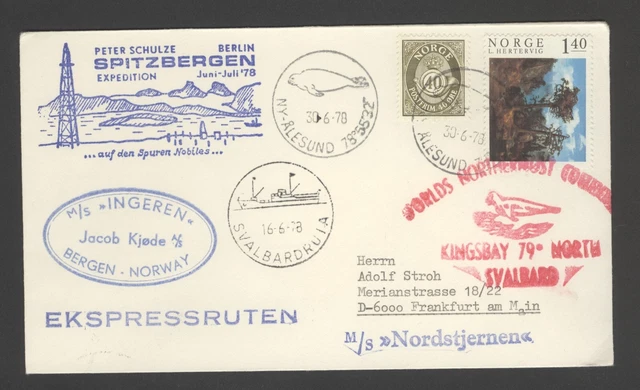 NORWEGEN SPITZBERGEN EXP. 1978, Robben, M/S Ingeren, M/S Nordstjernen £ ...