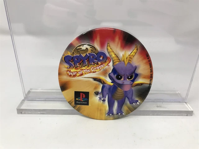 2000 SPYRO YEAR Of The Dragon Playstation Store Promo Button Badge Pin ...