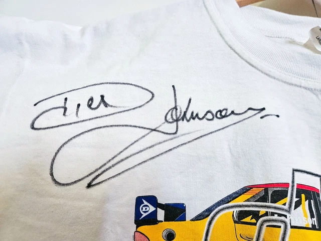 DICK JOHNSON SHELL HELIX RACING Vintage 1997 EL Falcon Shor Sleeve T ...