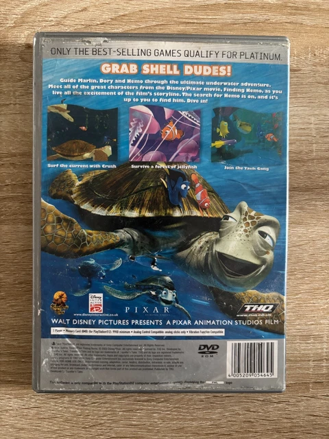 DISNEY PIXAR FINDING Nemo Platinum (PS2 Playstation 2) - THQ - FREE ...