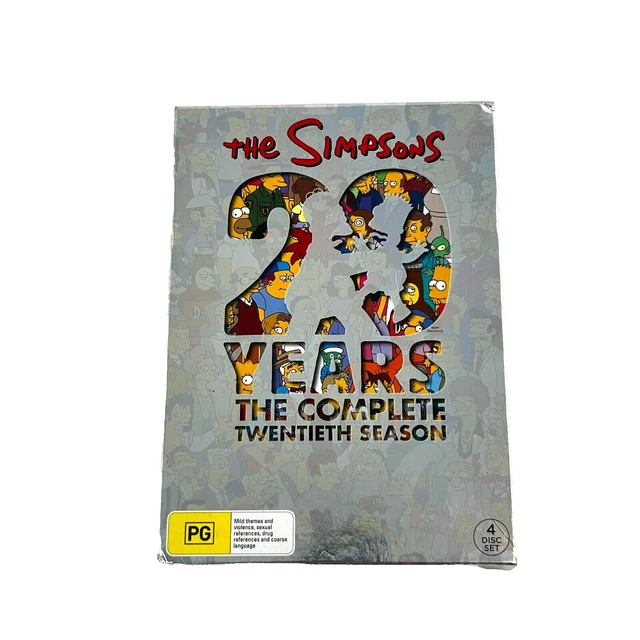 THE SIMPSONS 20 Years The Complete Twentieth Season DVD Set R4 Free ...